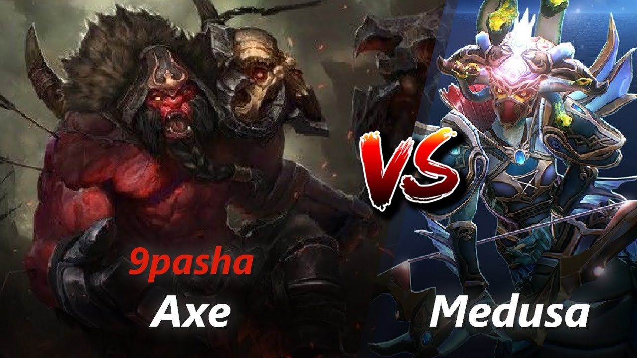 9pasha offlane Axe vs Medusa/Undying | First 10 minutes - YouTube