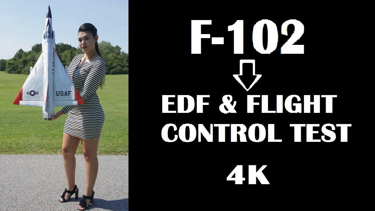 RC F-102 Dagger EDF Jet & Flight Control Test [4K] - YouTube