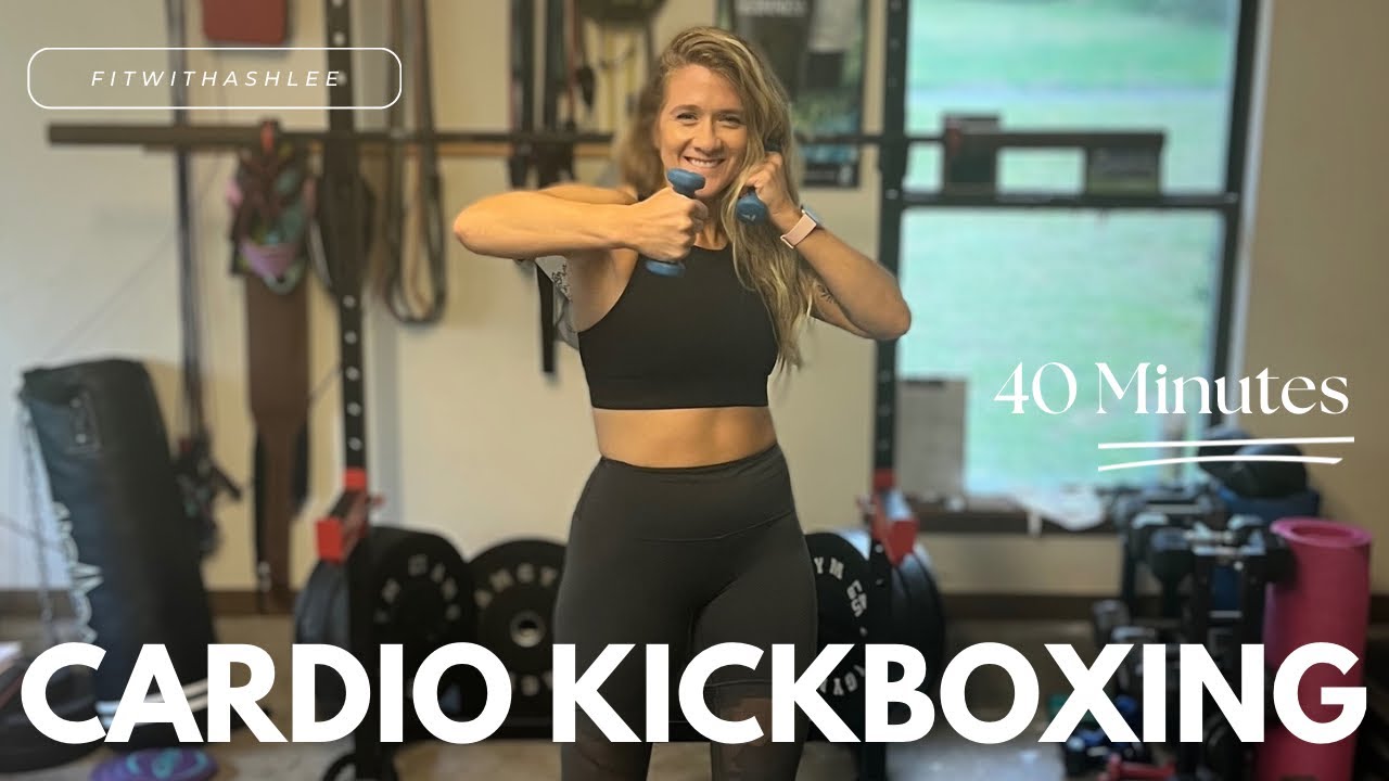 40MIN CARDIO KICKBOXING CLASS | Fun, Calorie Torching Knockout Workout | High & Low Impact ...
