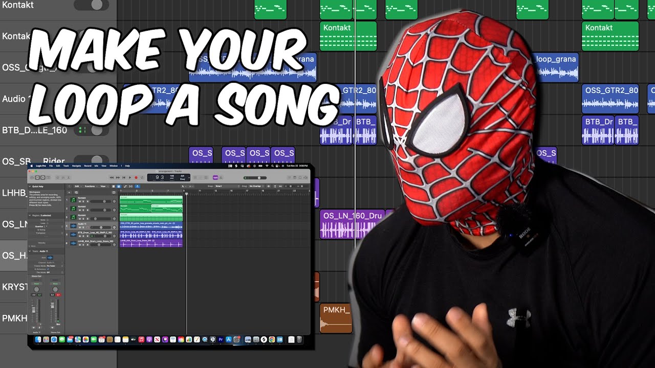 How to Turn A Loop Into a Full Beat | Full Arrangement tutorial in Less ...