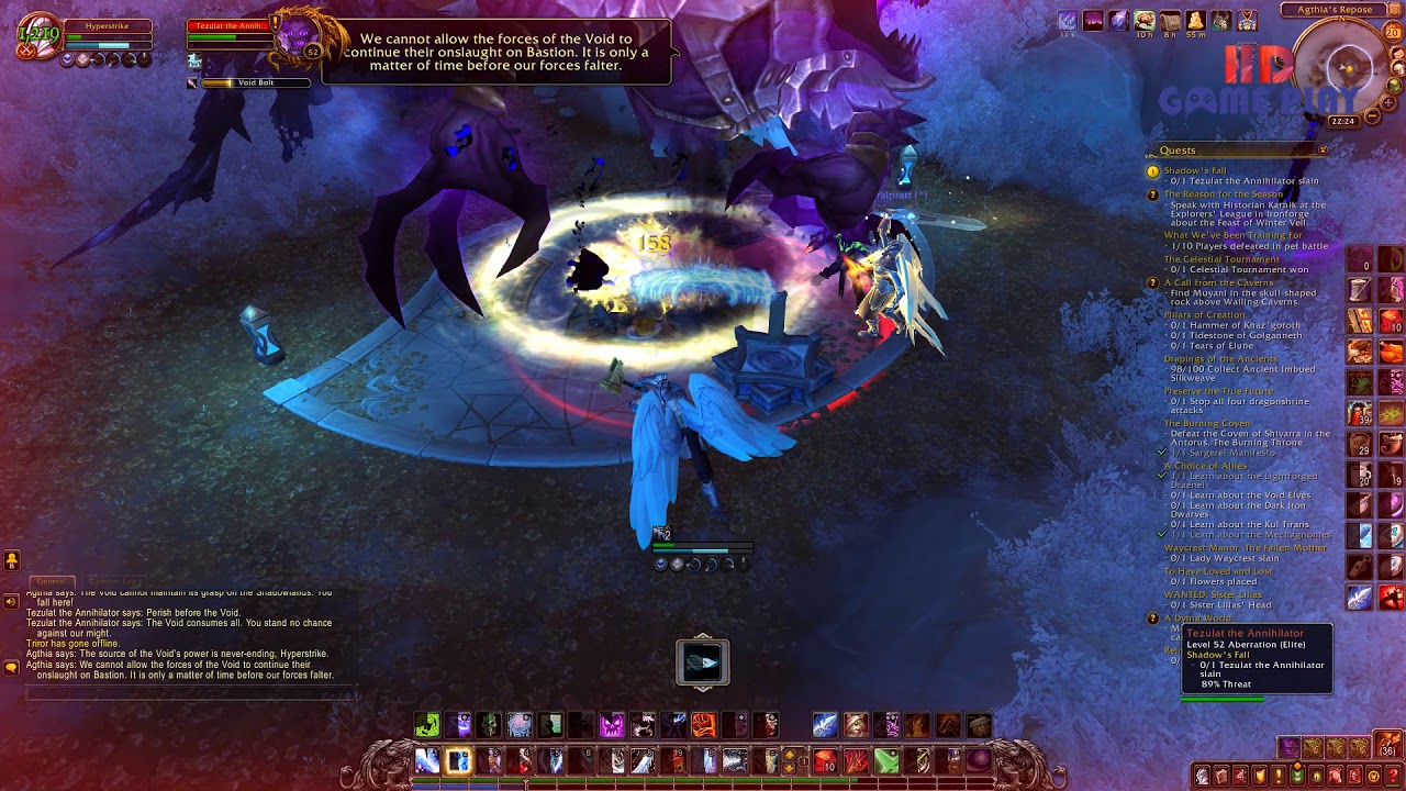 WOW Shadowlands Campaign Quest Shadow's Fall - YouTube