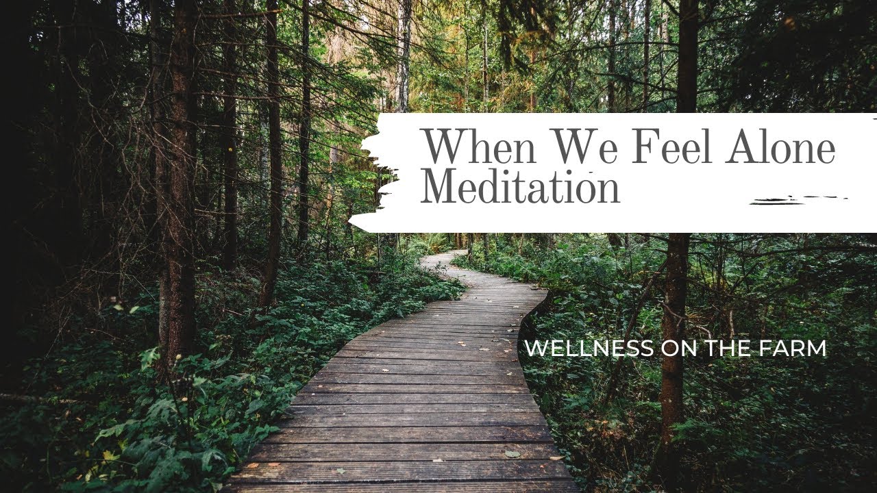 Meditation for When You Feel Alone or Lonely - YouTube