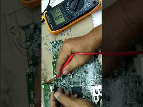 How to repair main board Acer 4720Z short voltage 19volt
