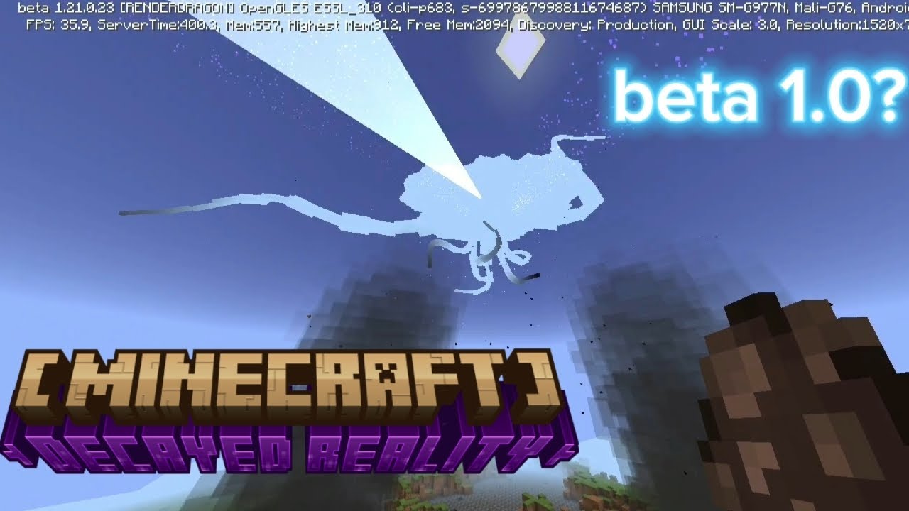 the old days | decayed reality beta 1.0 minecraft - YouTube