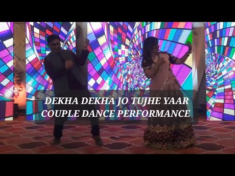 DEKHA JO TUJHE YAAR COUPLE DANCE PERFORMANCE | KRISHNA FITNESS STUDIO ...