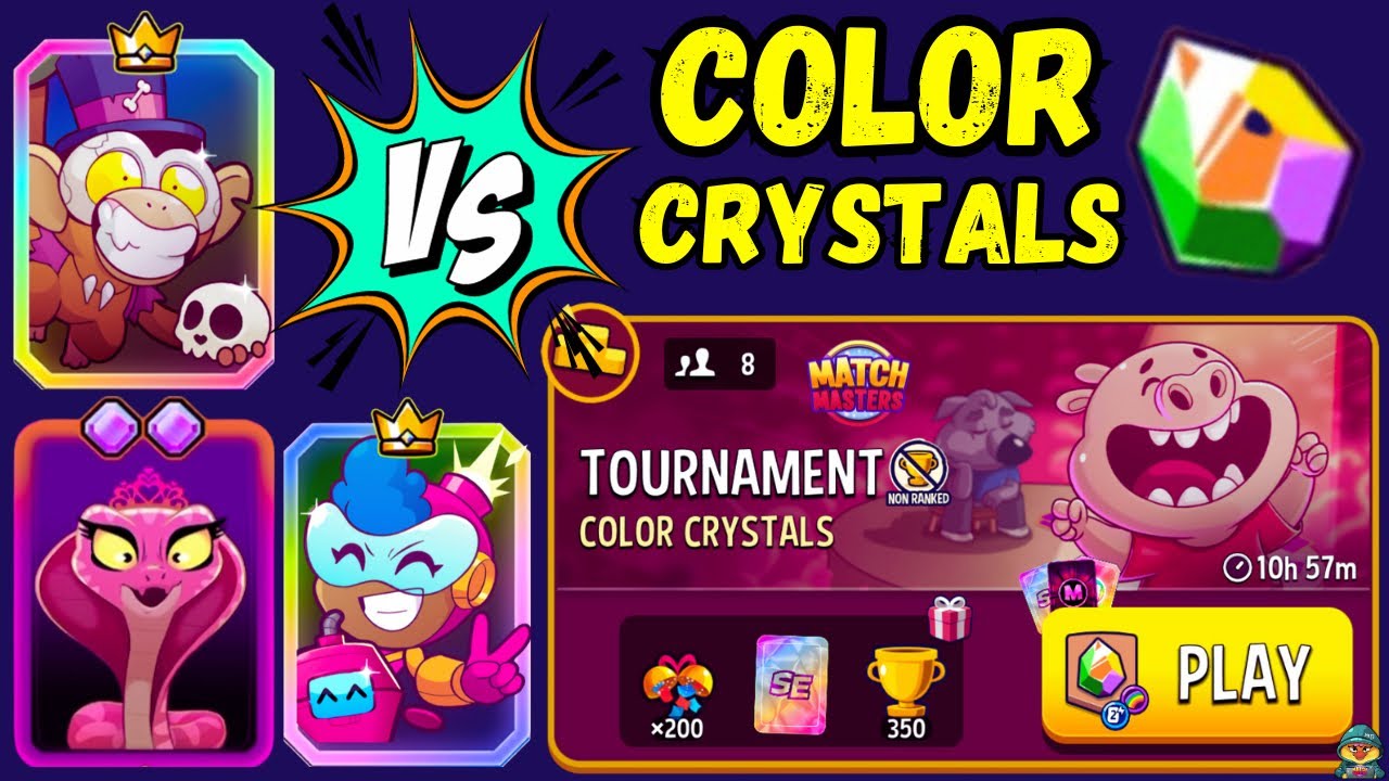 TOURNAMENT! 8 players Color Crystals + Rainbow + Super Sprint | Match ...