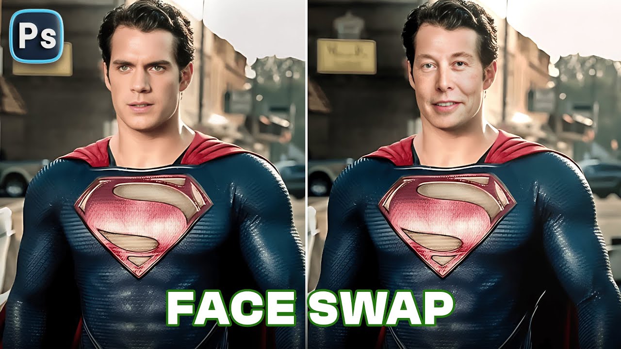 Face Swap Tutorial Adobe Photoshop for Beginners - YouTube