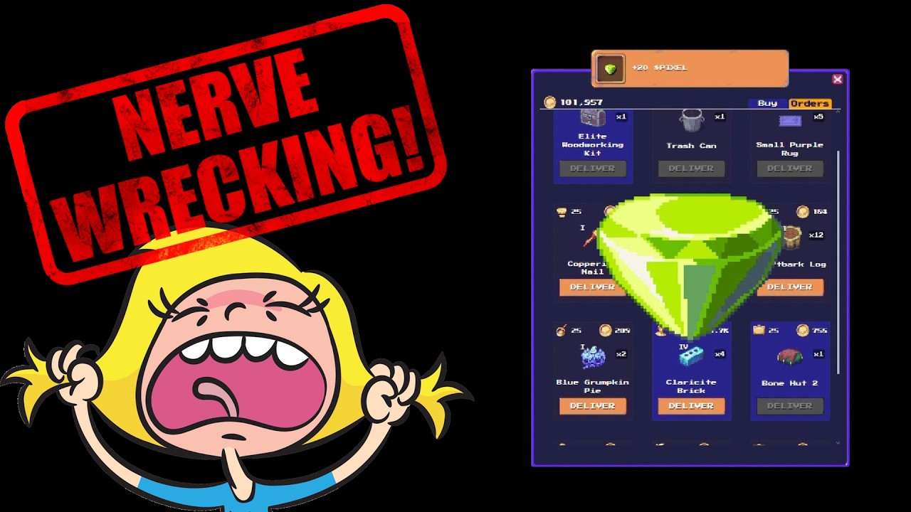 Nerve-Wrecking #Taskboard | #Pixels Game | Land #643 - YouTube