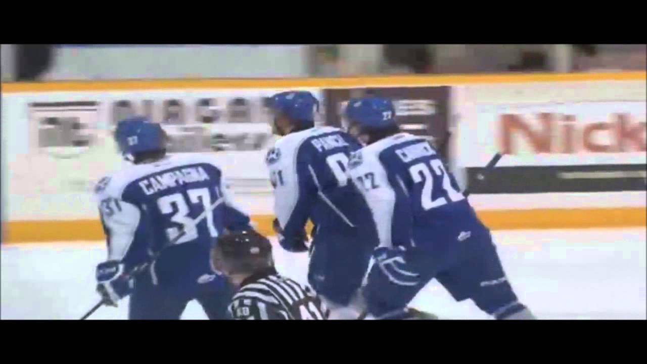 Connor Crisp 3 Points @ Niagara (08/02/14) - YouTube