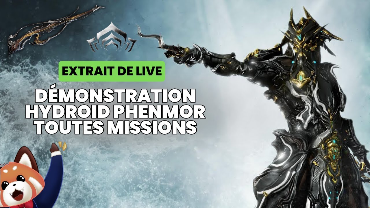 Démonstration Hydroid Phenmor #warframe - YouTube