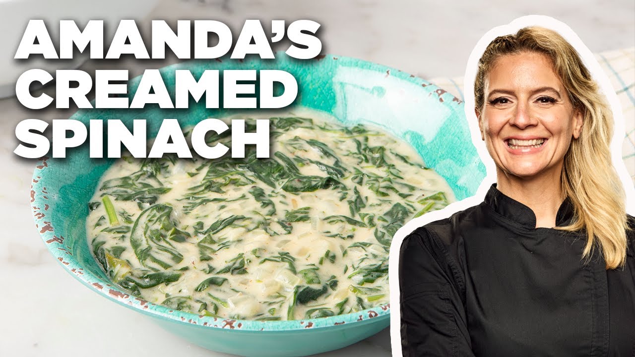 Amanda Freitag's Creamed Spinach | Food Network - YouTube