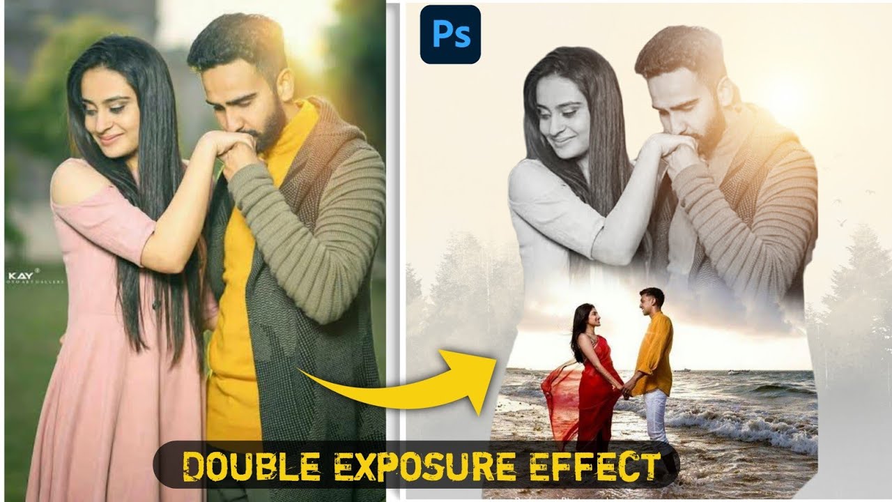 Double Exposure Picture Editing In Photoshop | Dual Exposure Tutorial ...