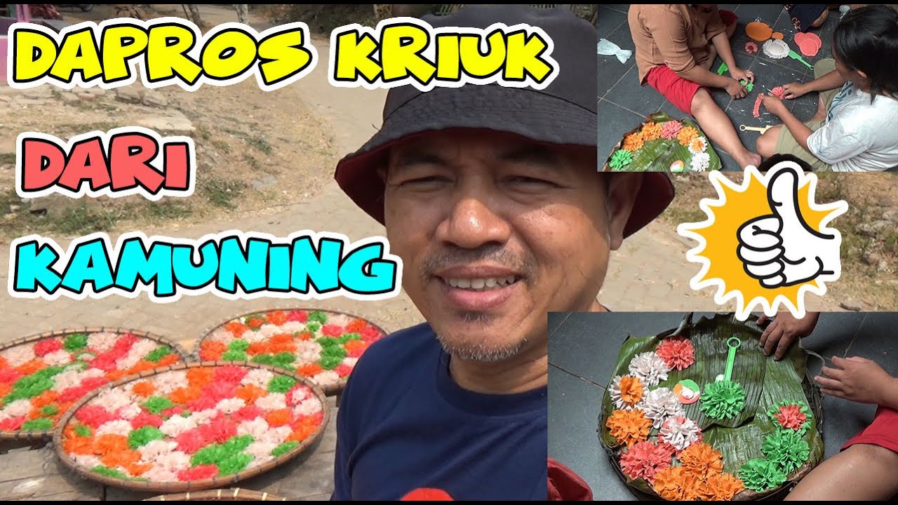 MEMBUAT KERUPUK DAPROS DI KAMPUNG - YouTube