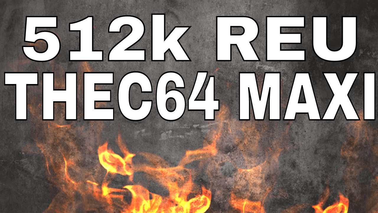 TheC64 512k ram REU ! Bonzai Expand Demo C64 MAXi - YouTube