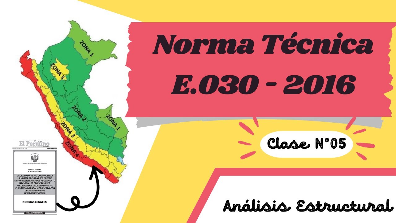 Clase 05 Explicación de la norma técnica E 030 diseño sismorresistente ...