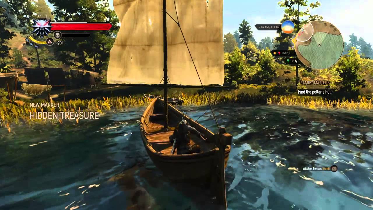 The Witcher 3: Boat Catapult - YouTube