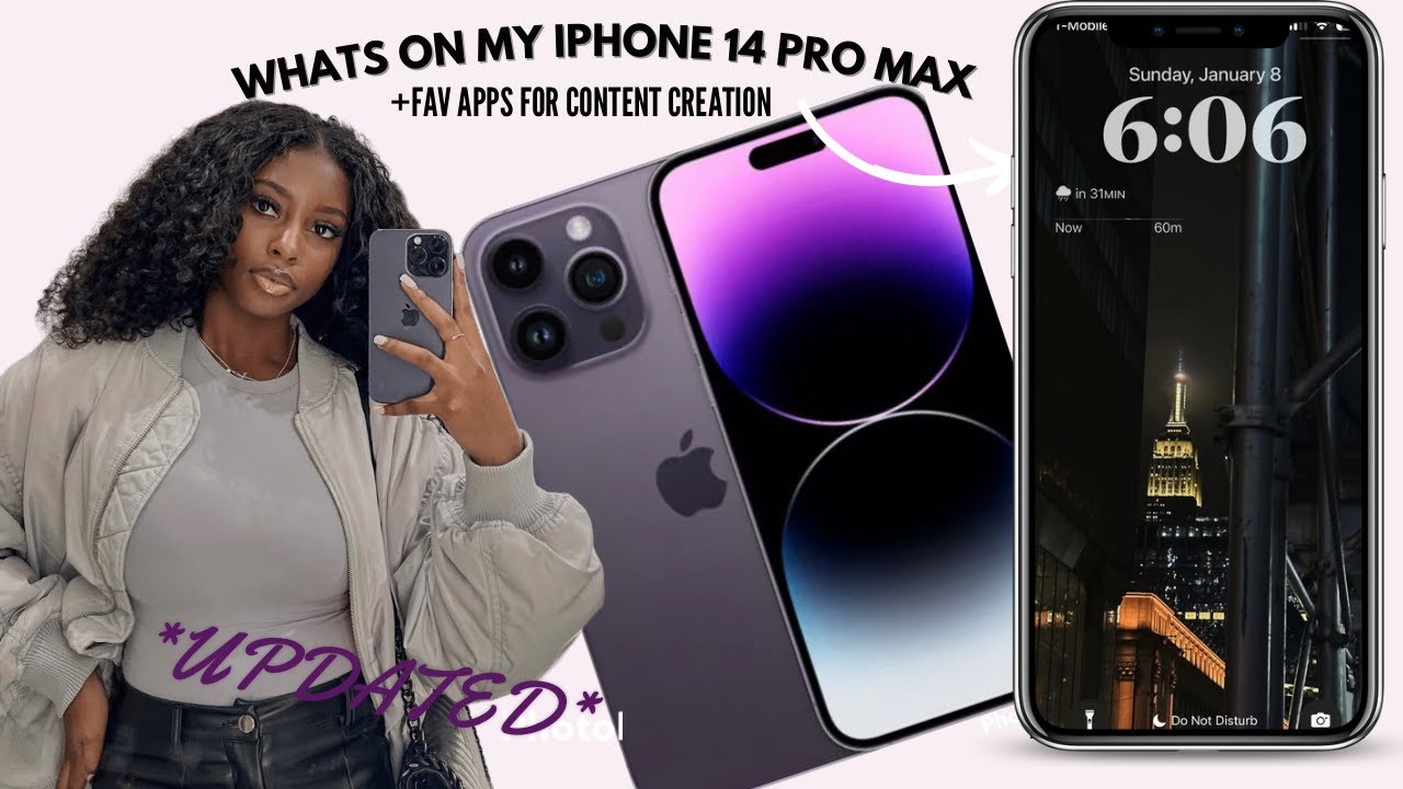 updated WHATS ON MY IPHONE 14 PRO MAX *FAV APPS FOR EDITING* - YouTube