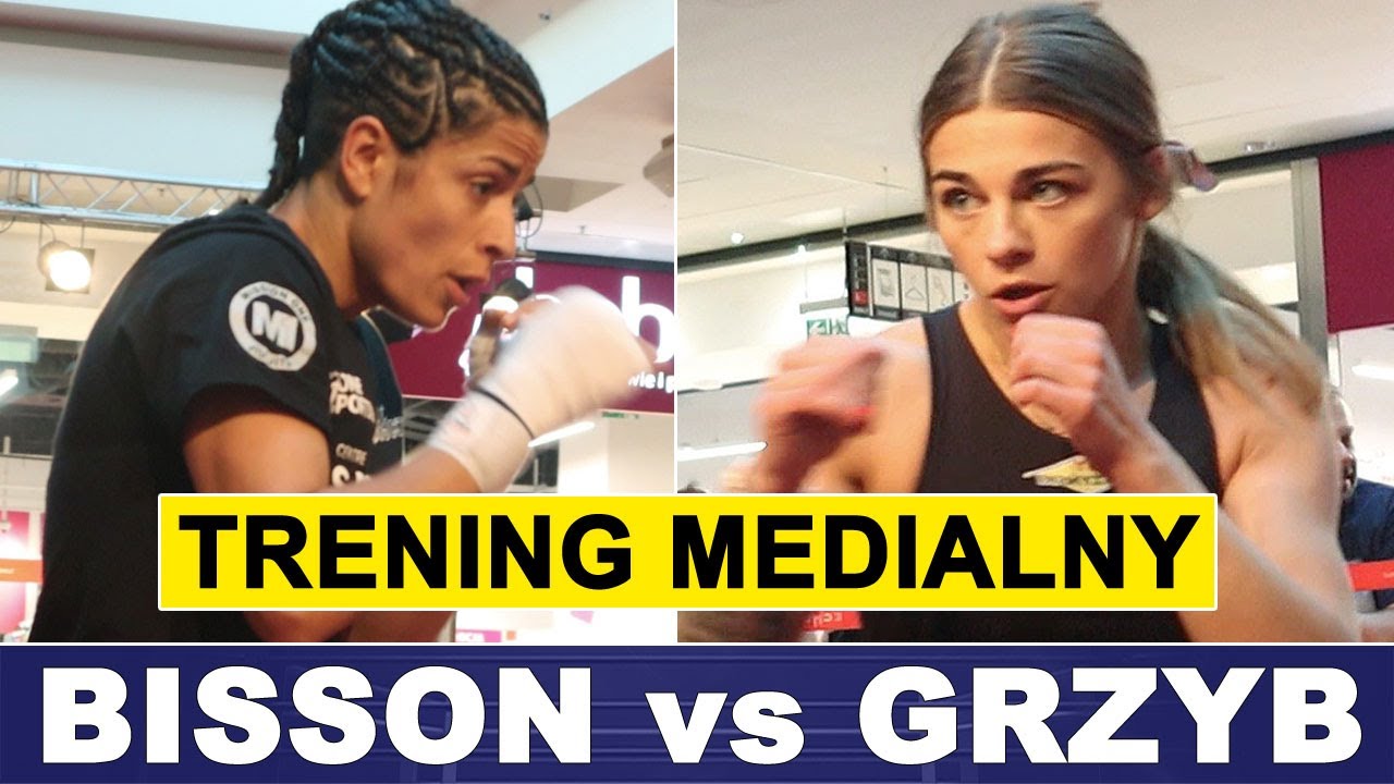 LAURA GRZYB I MARTINE BISSON NA TRENINGU MEDIALNYM - YouTube