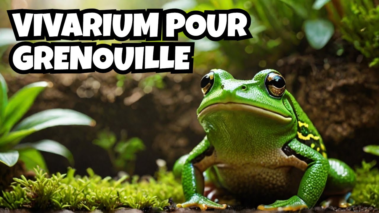 NOUVEAU TERRARIUM POUR MA GRENOUILLE PAC-MAN - YouTube