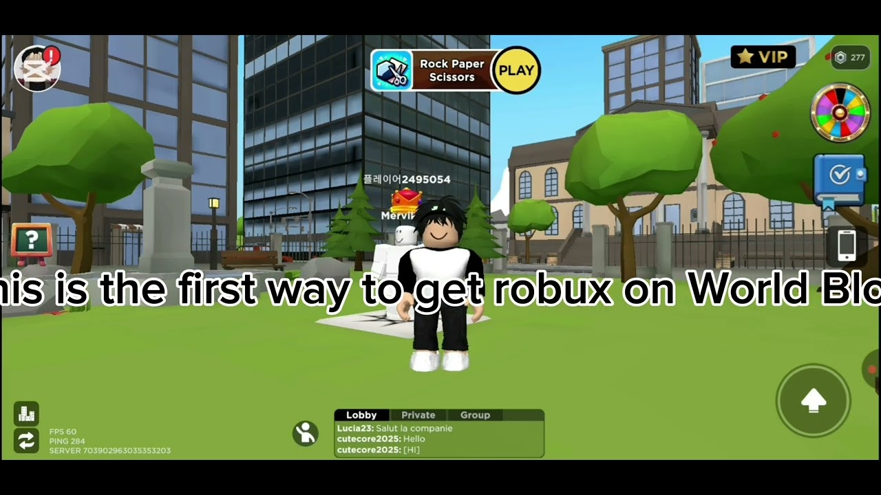FREE ROBUX|ROBLOX|WORLD BLOX|YOUTUBE - YouTube