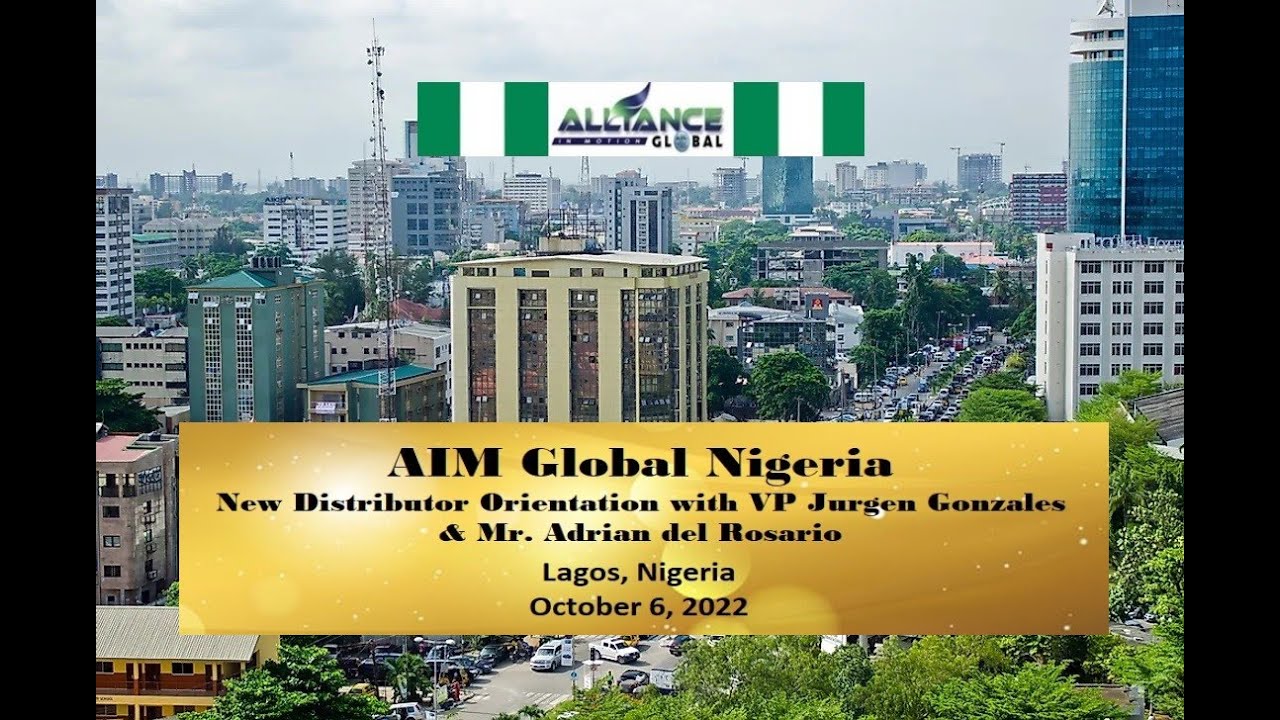 AIM Global Nigeria NDO with VP Jurgen Gonzales & Mr. Adrian del Rosario ...