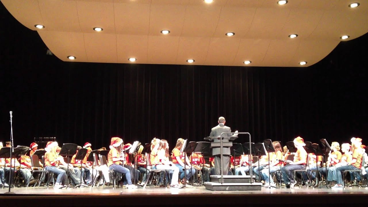 Barton Middle School Band - Xmas concert - YouTube