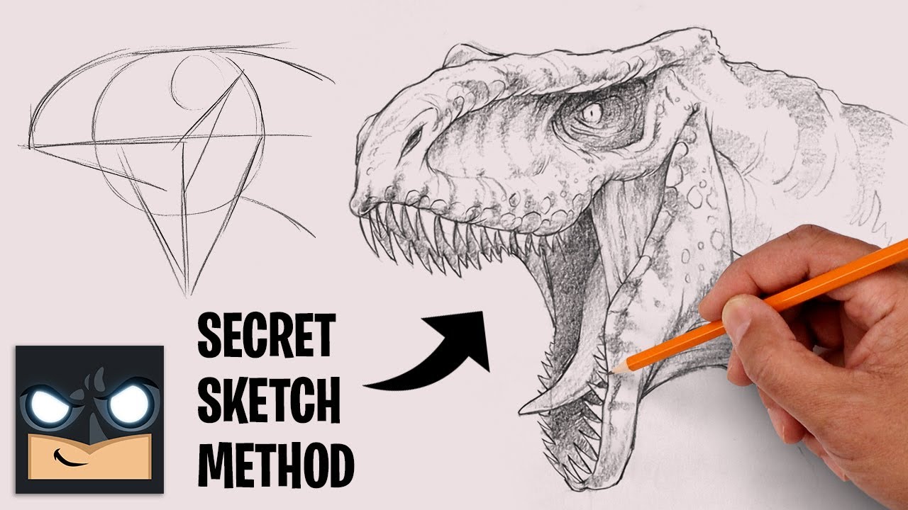 How to Draw T-Rex | Sketch Saturday - YouTube