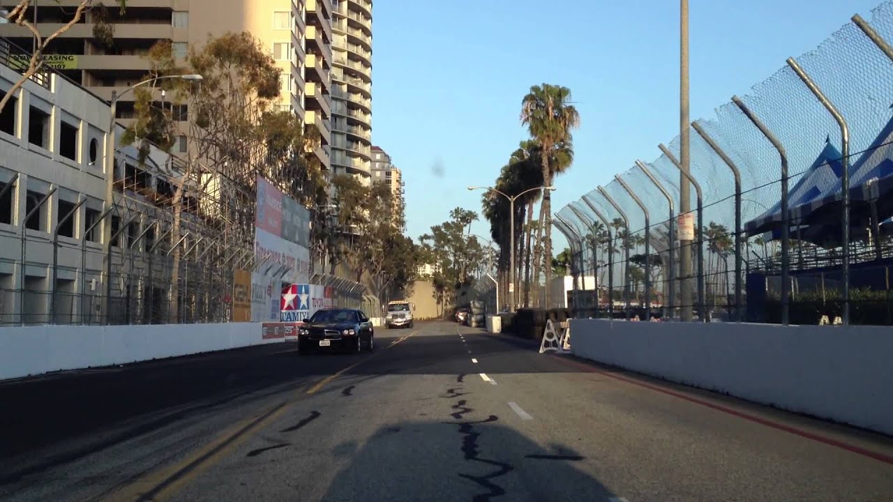 Long Beach Grand Prix 2012 - Race Track Test Run - YouTube