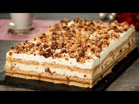 Tort din biscuiți “Lion” - un desert fără coacere de-a dreptul fascinant! | SavurosTV