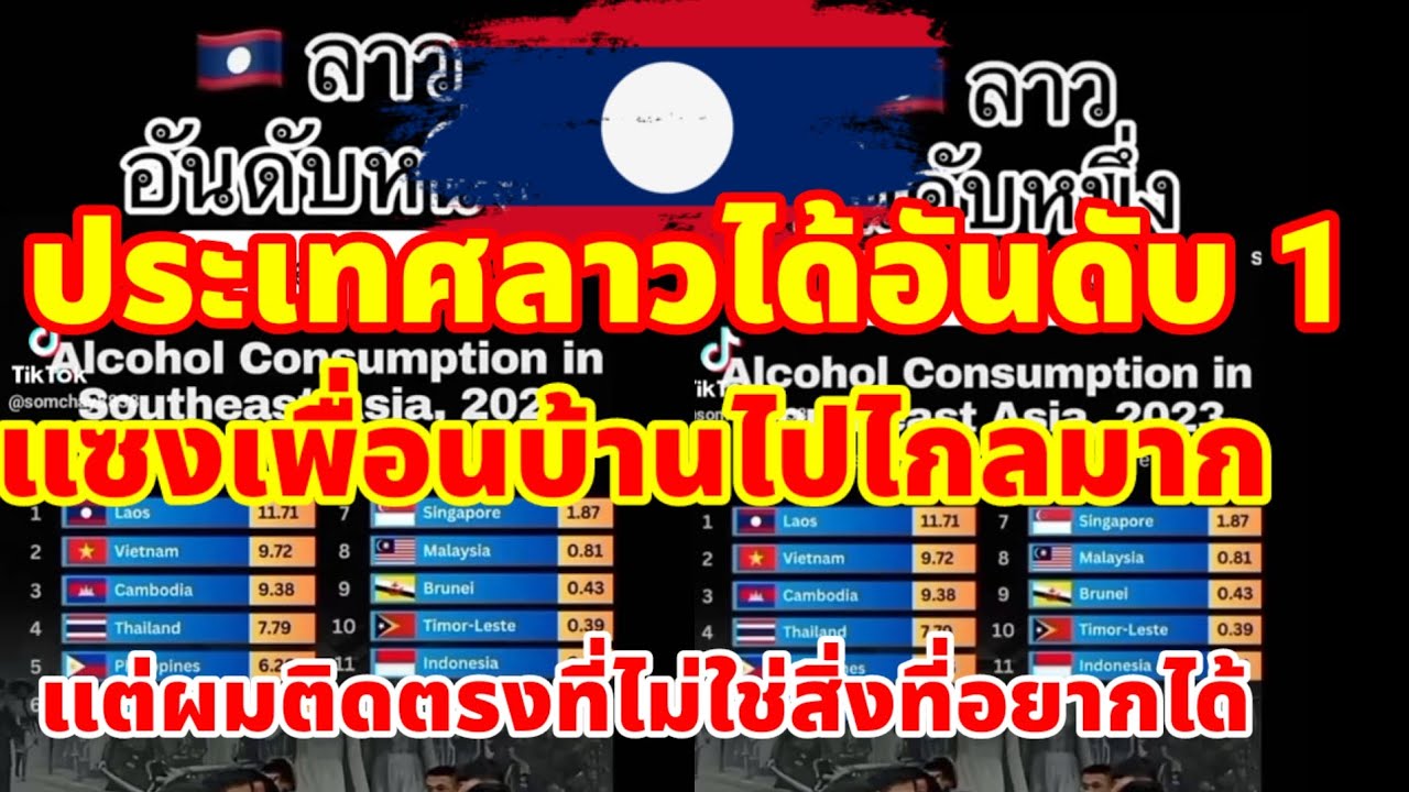 ประเทศลาวได้อันดับ 1 แซงหน้าเพื่อนบ้านไปไกลมากแต่ติดไม่ใช่สี่งที่อยาก ...
