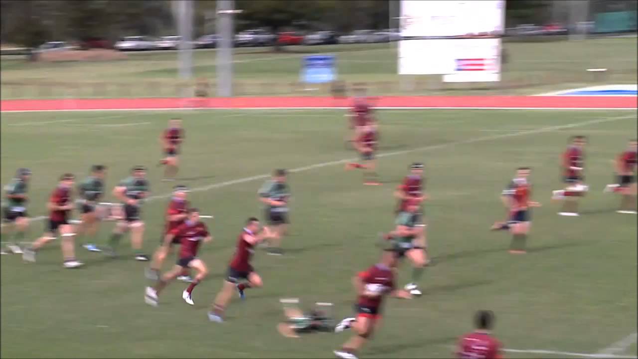 Fitzy's Hit turns into a try - YouTube