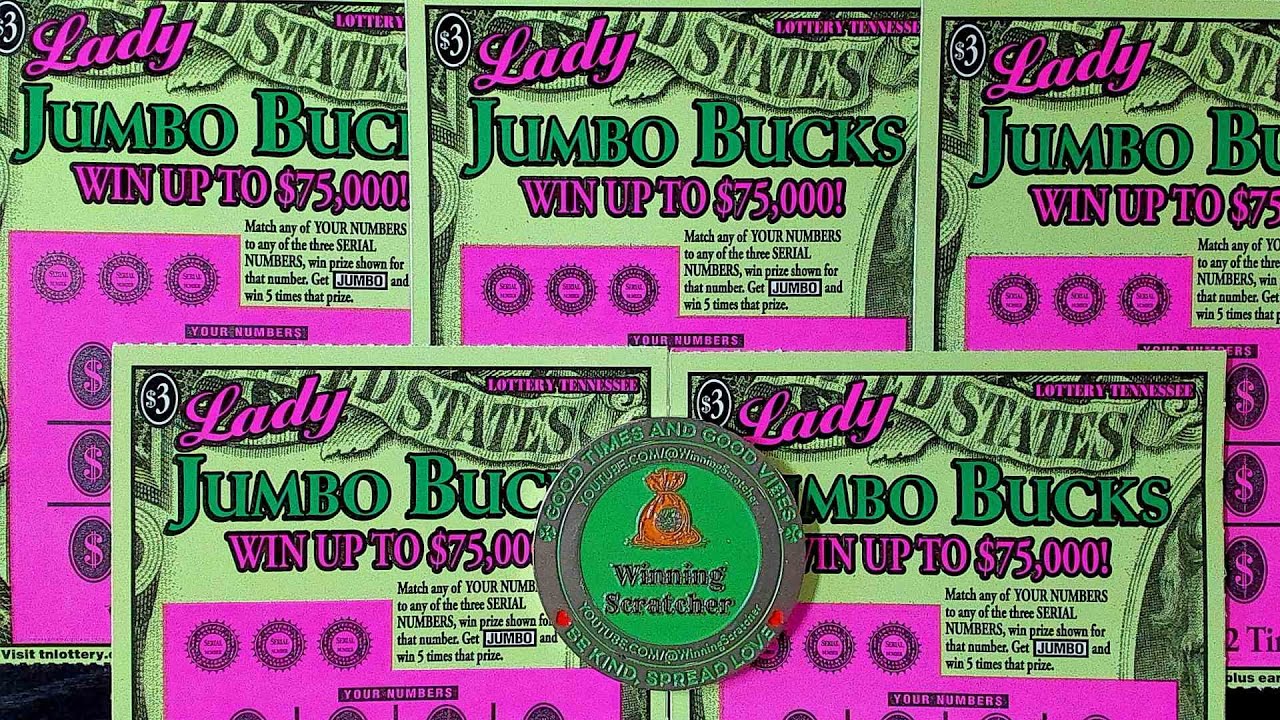🍀TN LOTTERY WINNING SCRATCH OFF TICKETS, WE FOUND JUMBO!🍀LADY JUMBO ...