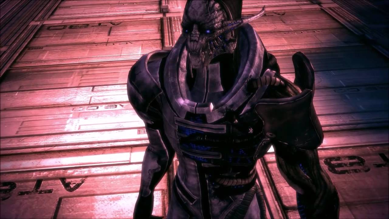 Mass Effect (Updated/Improved texture mod) Prologue Saren uses the ...