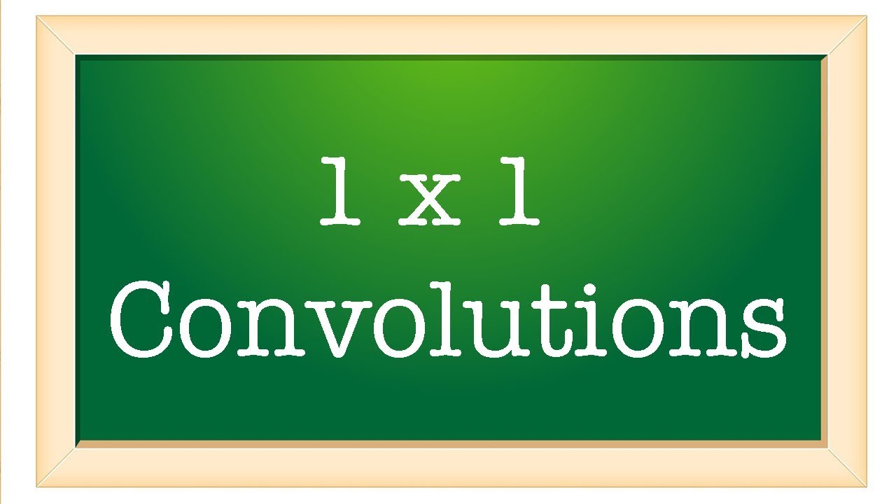 Lecture 12: The power of 1 x 1 convolution - YouTube
