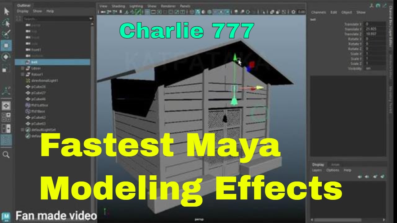 Fast Maya modeling Effects Charlie 777 Climax Scene - YouTube
