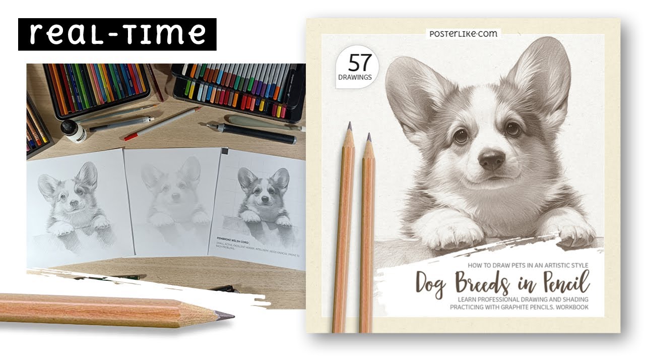 Graphite Dog Portrait: Master Artistic Pencil Techniques #drawingdog # ...