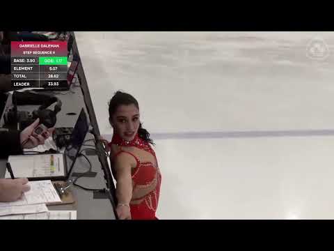 Gabrielle DALEMAN. 2025-2026 Skate Canada Challenge, SP