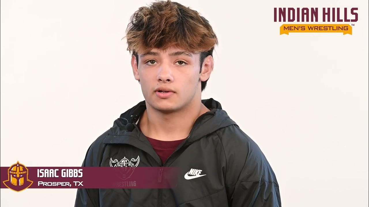Indian Hills Men's Wrestling - Isaac Gibbs - YouTube