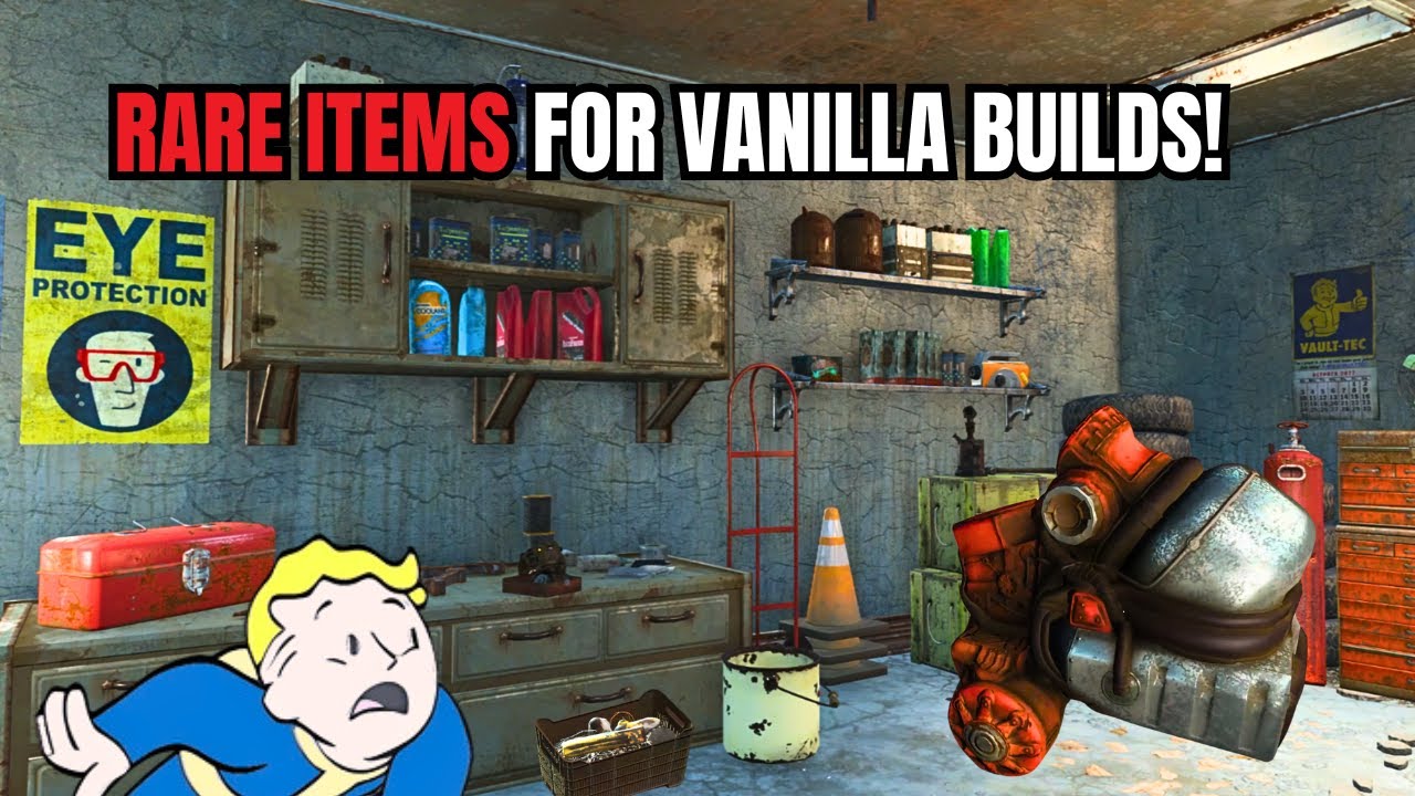 Red Rocket Restoration With Unique Items - Fallout 4 (No Mods) - YouTube