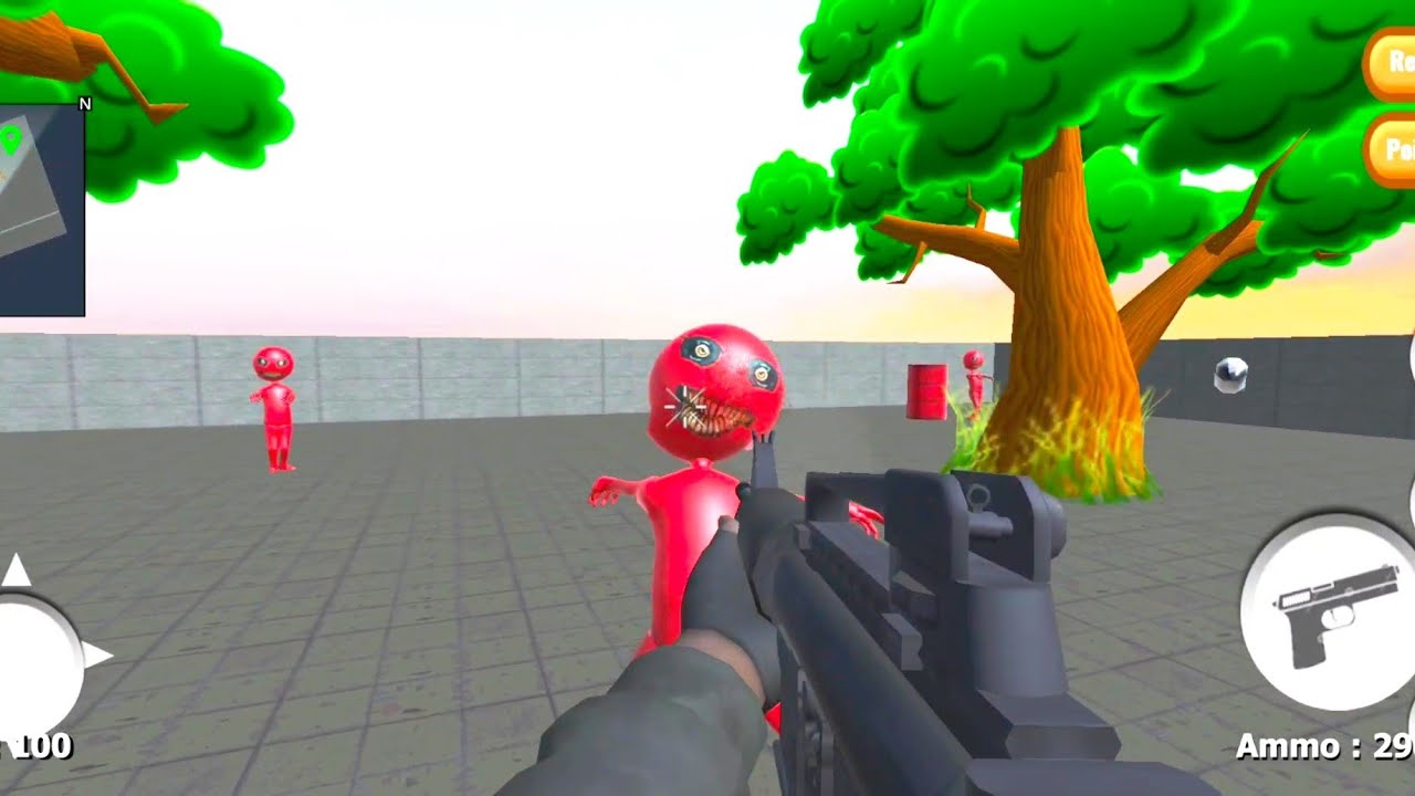 Blue & Red Alien - Fps Shooting Games 3D _ Android GamePlay. - YouTube