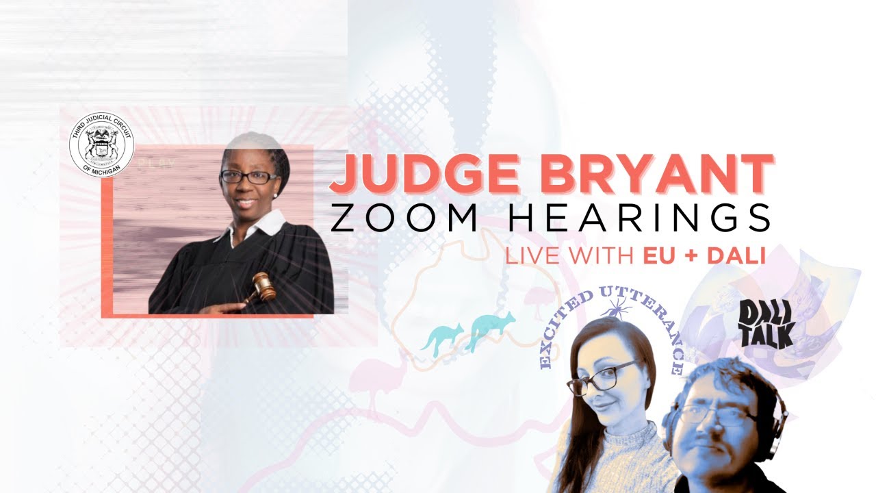 Judge Bryant Zoom Hearings LIVE with EU and Dali - YouTube