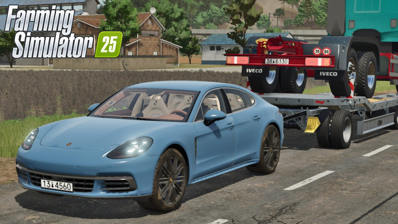 FS25 - Porsche Panamera 4S - NEW CAR MOD for Farming Simulator 2025 ...