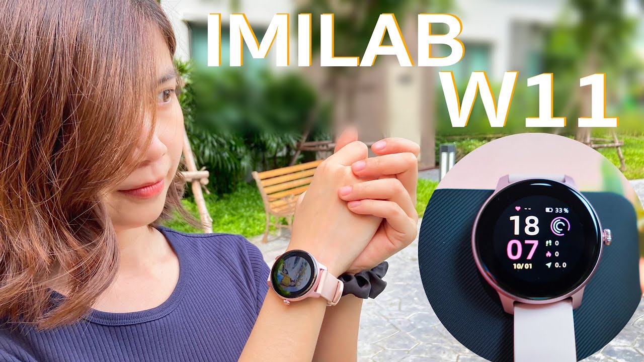 รีวิว IMILAB W11 แจ้งเตือนภาษาไทย วัดออกซิเจนในเลือดอัตโนมัติ SpO2 สวย ...