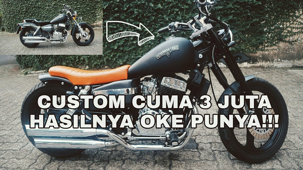 CUSTOM BUDGET SUPER MURAH BENELLI PE 250 AKHIRNYA SELESAI !!!! - YouTube