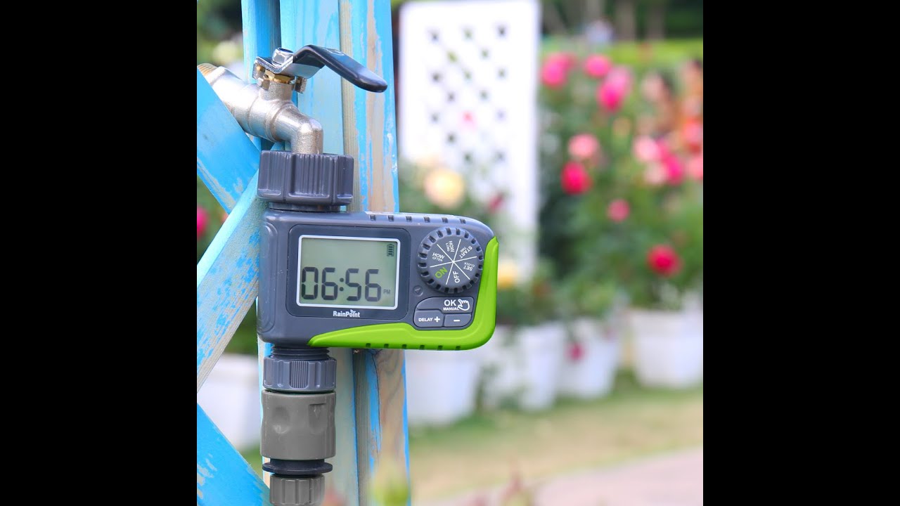 #RainPoint |【ITV105】1-ZONE Digital Sprinkler Timer Setup Guide - YouTube