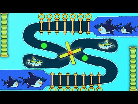 save the fish game pull the pin gameplay / save the fish fishdom ...