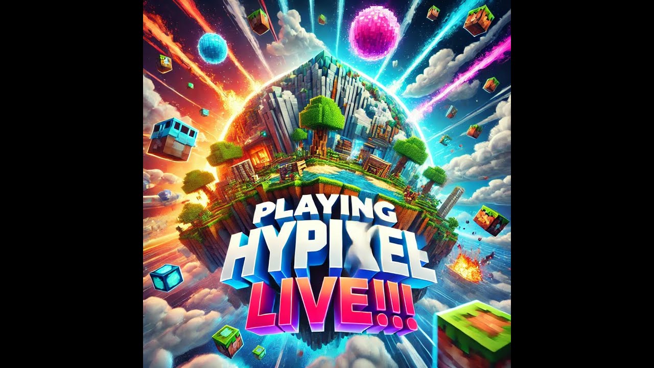 playing hypixel LIVE - YouTube