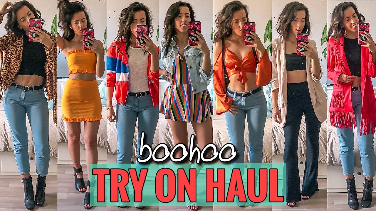 Mein erster BOOHOO HAUL | 10 Teile kombiniert in Outfits | Online Shop ...