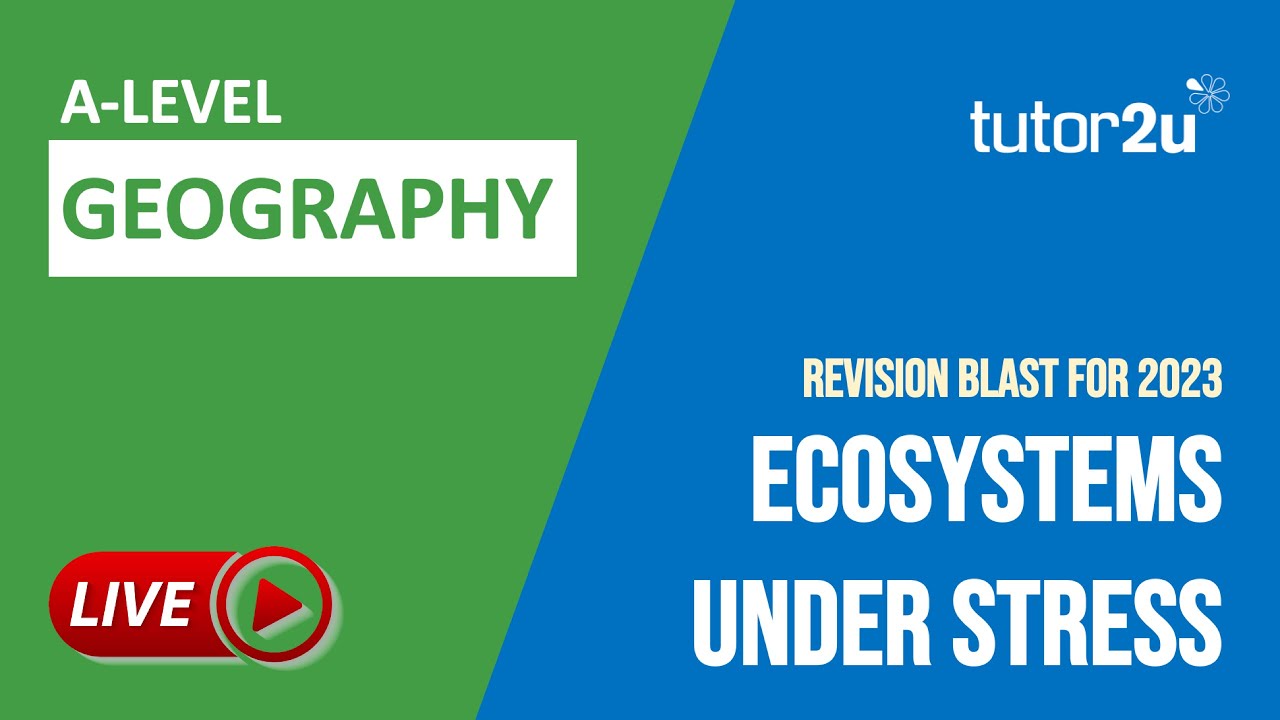 Ecosystems Under Stress (1) | A-Level Geography Revision Blast - YouTube