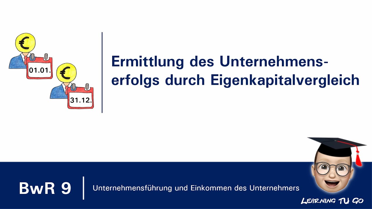 BwR 9 | Ermittlung des Unternehmenserfolgs durch Eigenkapitalvergleich ...